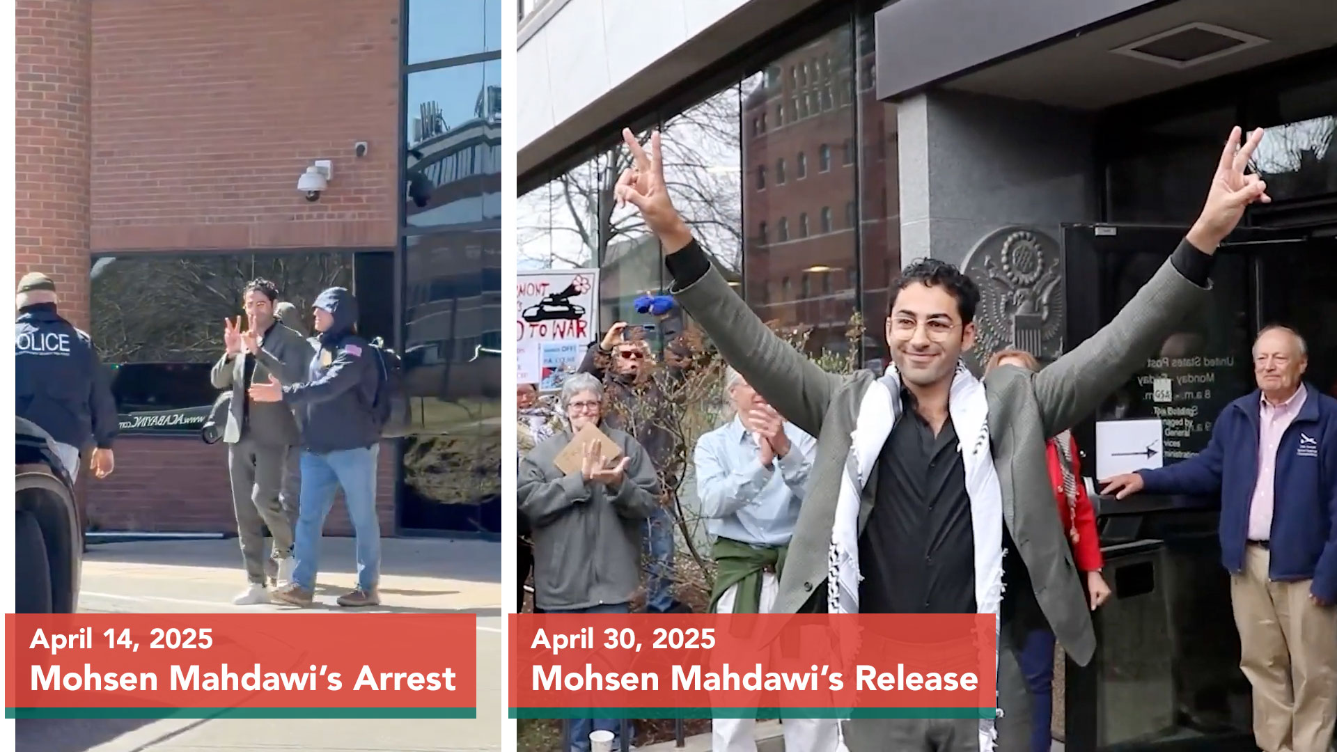 Mohsen Mahdawi’s First Remarks After Being Freed from Federal Custody ...